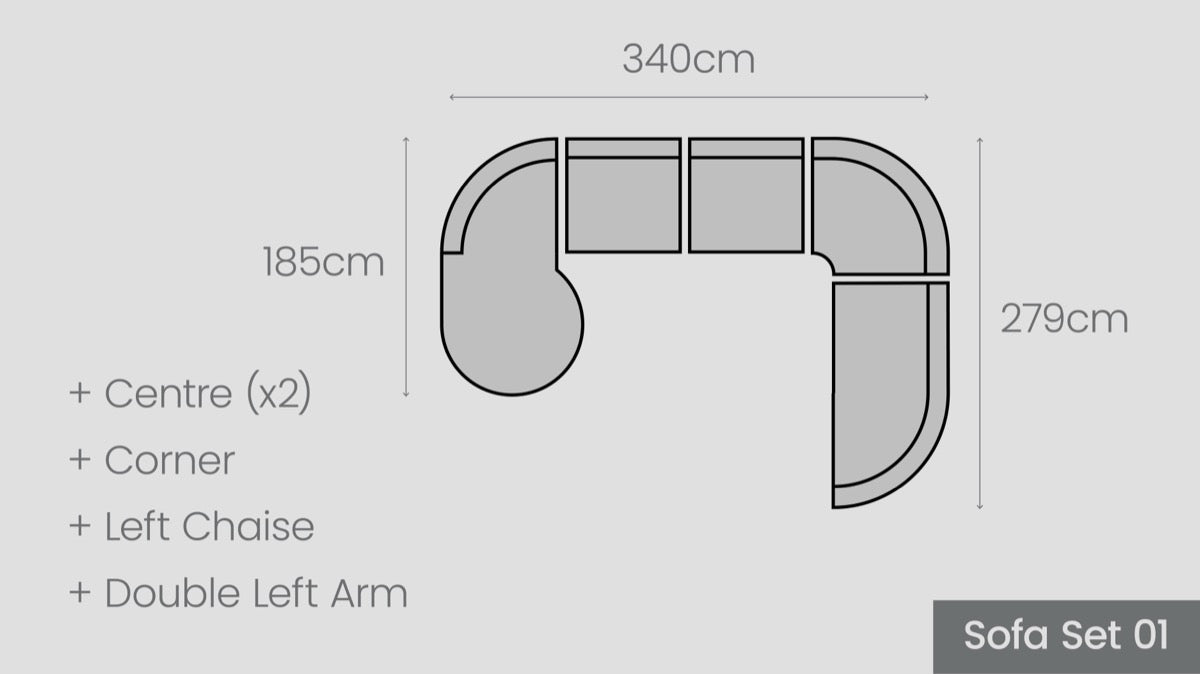 Cambridge Sofa Set 01 – Design Concepts NZ